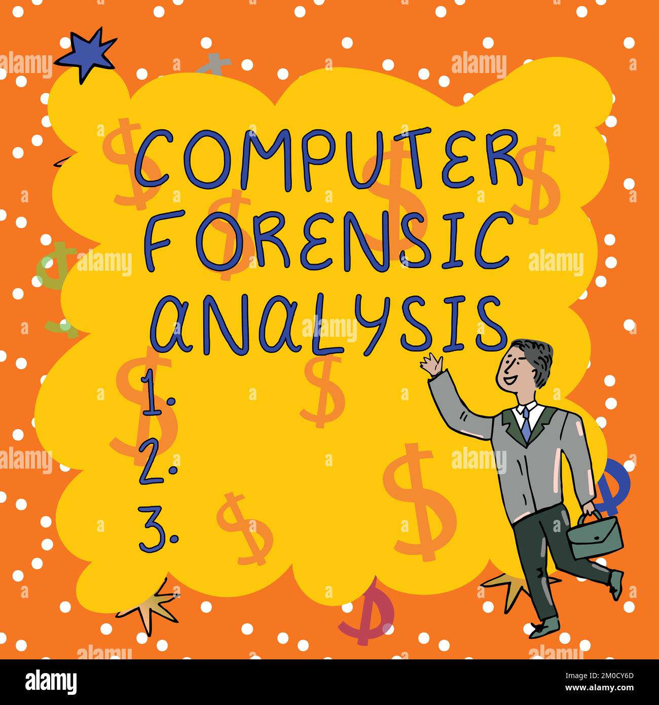 Text sign showing Computer Forensic Analysis. Business concept evidence ...