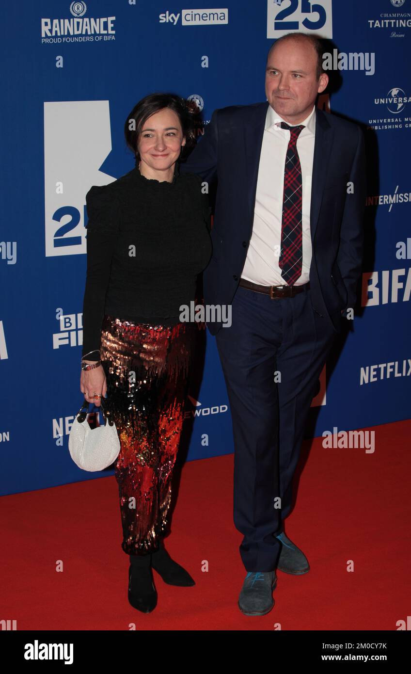 London, UK. Rory Kinnear and Pandora Colin at the 25th British ...