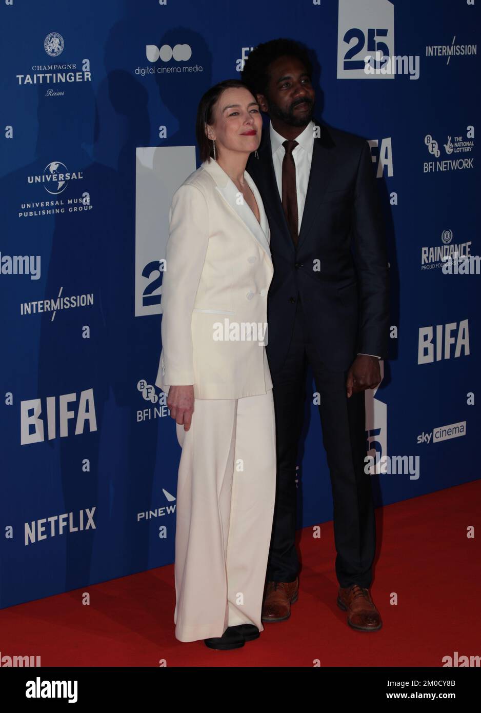 London, UK. Olivia Williams and Rhashan Stone at the 25th British ...