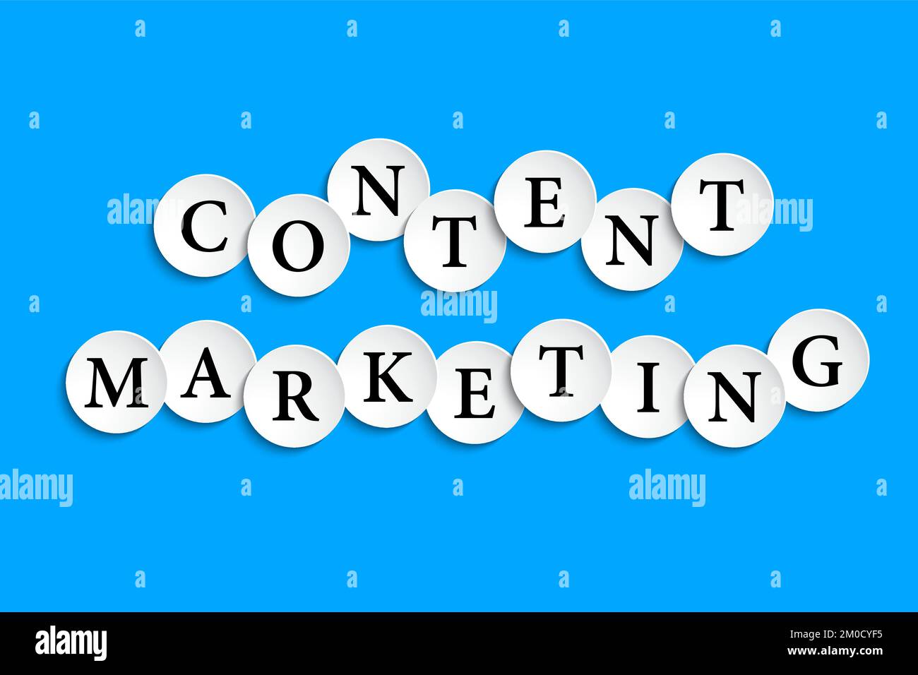Content marketing vector vectors hi-res stock photography and images ...
