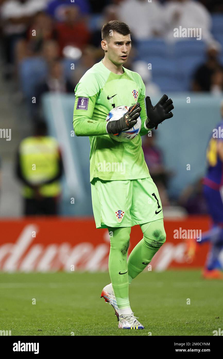 doha, Qatar, 06/12/2022, AL WAKRAH - Croatia goalkeeper Dominik ...