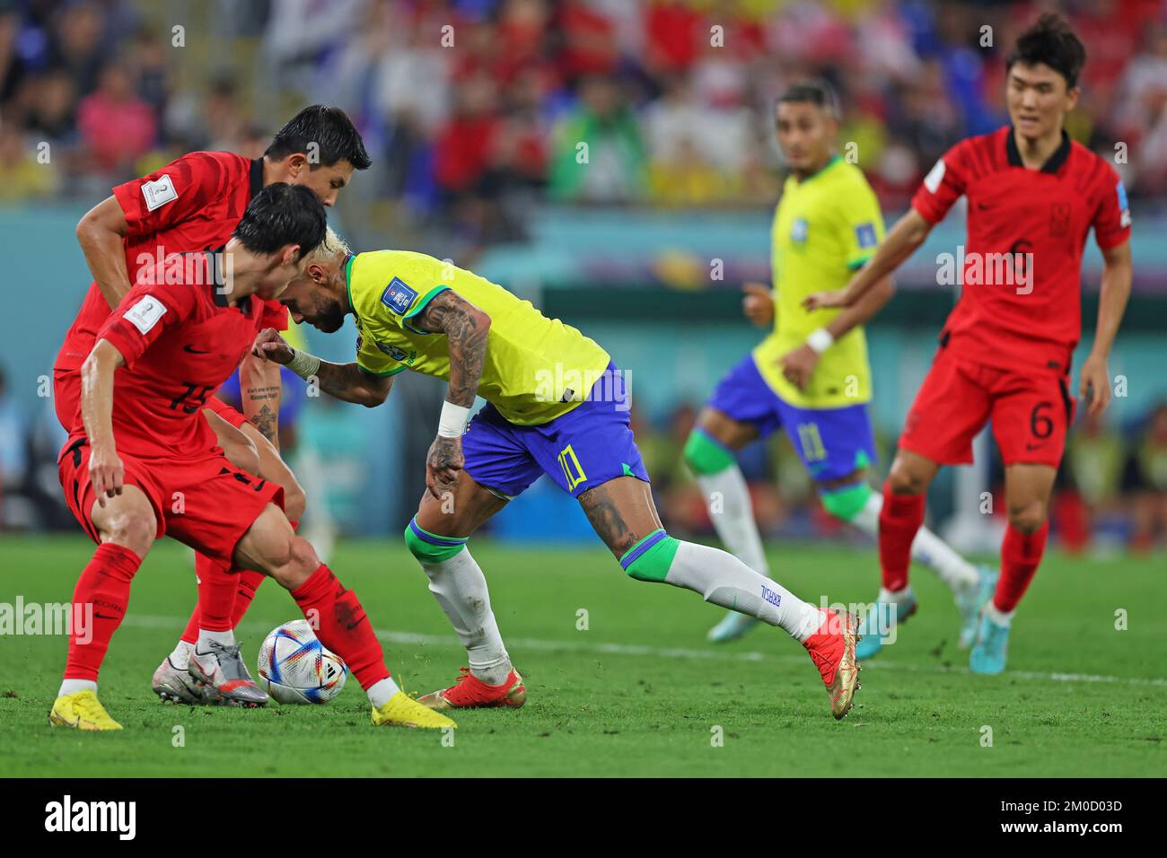 Doha, Qatar: 5th December 2022; FIFA World Cup final 16 round, Brazil ...