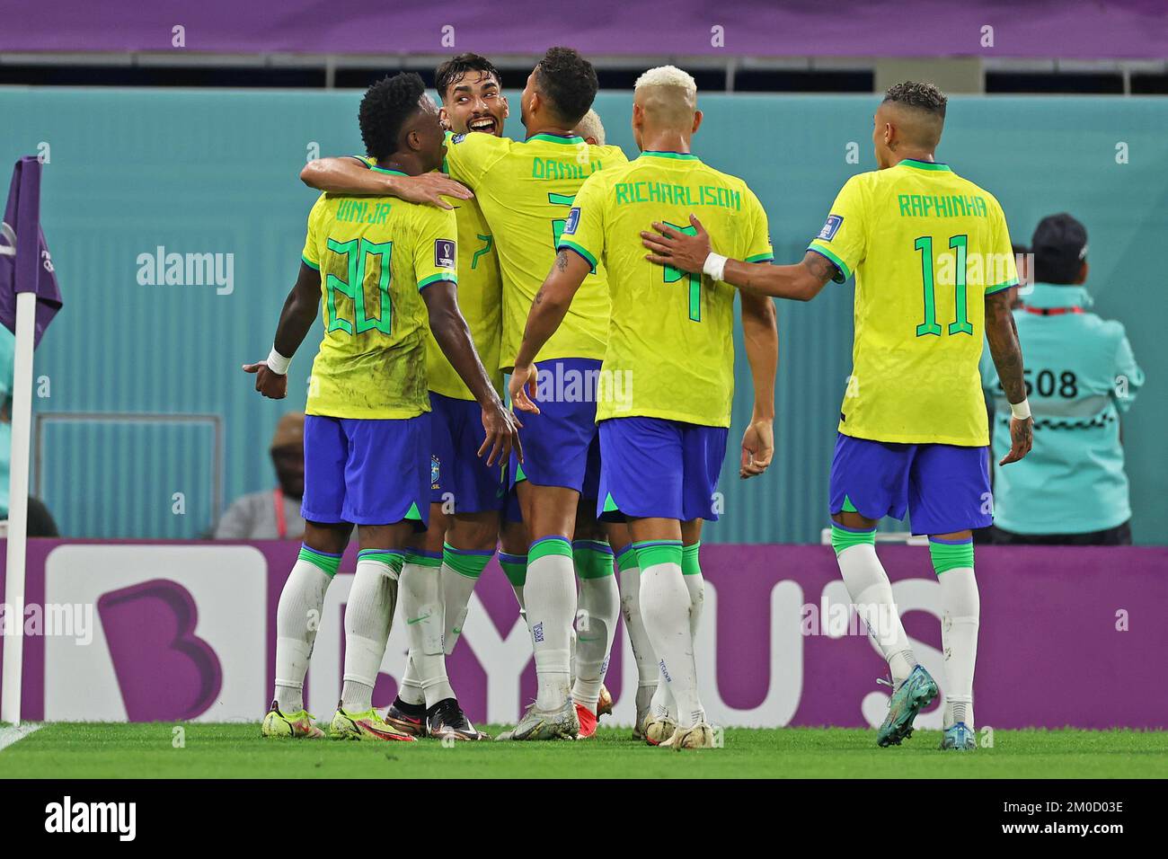 Doha, Qatar: 5th December 2022; FIFA World Cup final 16 round, Brazil ...