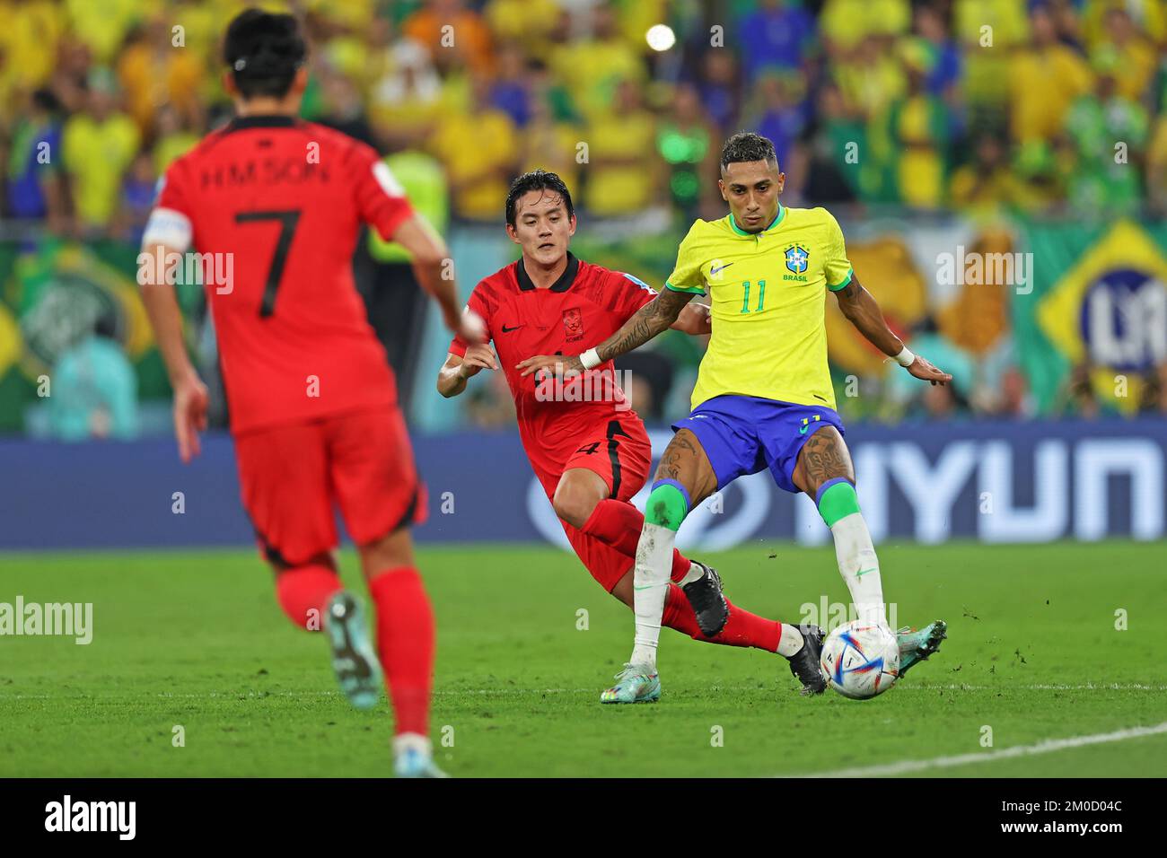 Doha, Qatar: 5th December 2022; FIFA World Cup final 16 round, Brazil ...