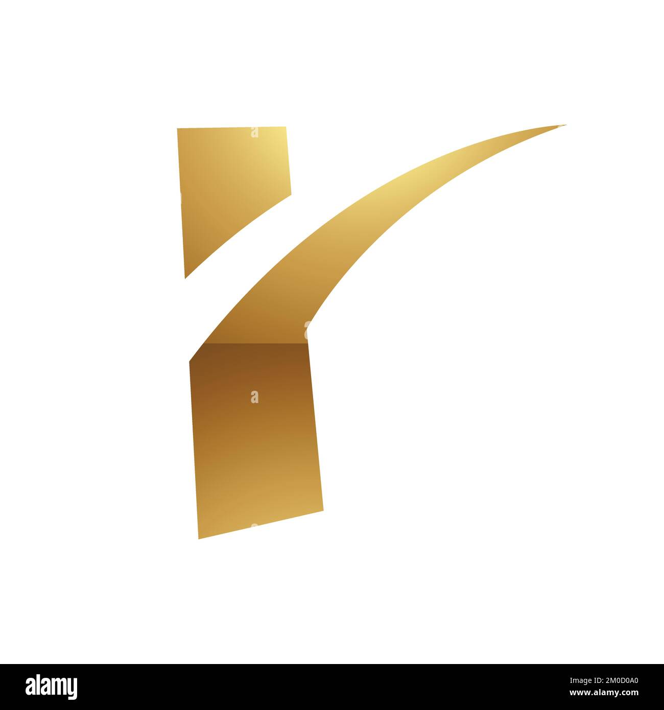 Golden Letter R Symbol on a White Background - Icon 5 Stock Vector ...