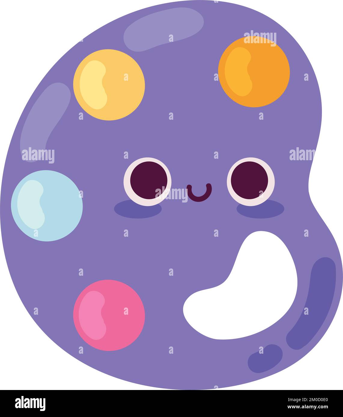 watercolor pallete cute school Stock Vector Image & Art - Alamy