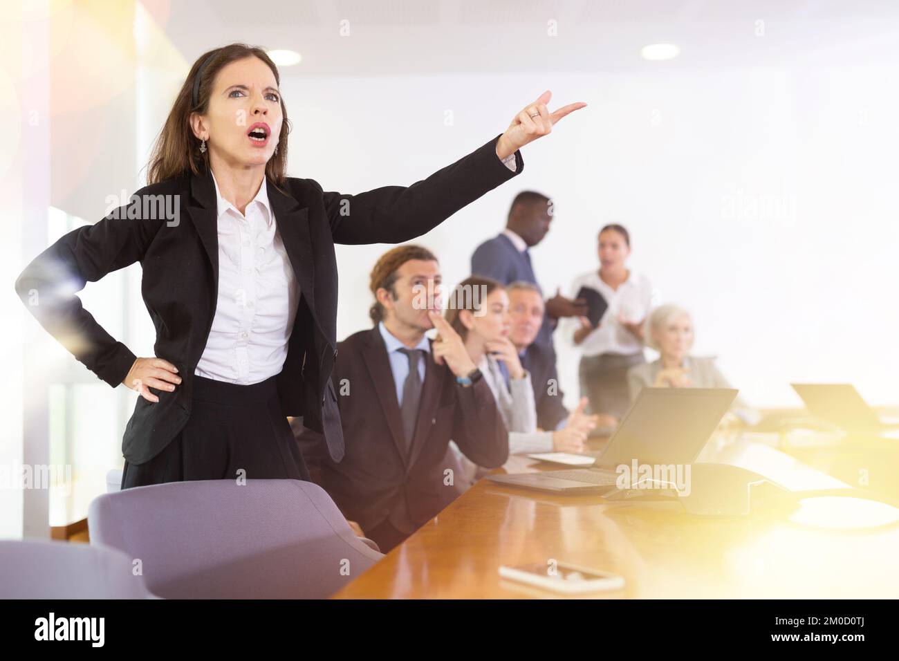 Persuade meeting hi-res stock photography and images - Alamy