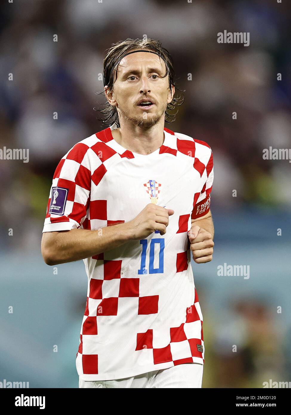 doha, Qatar, 06/12/2022, AL WAKRAH - Luka Modric of Croatia during the ...