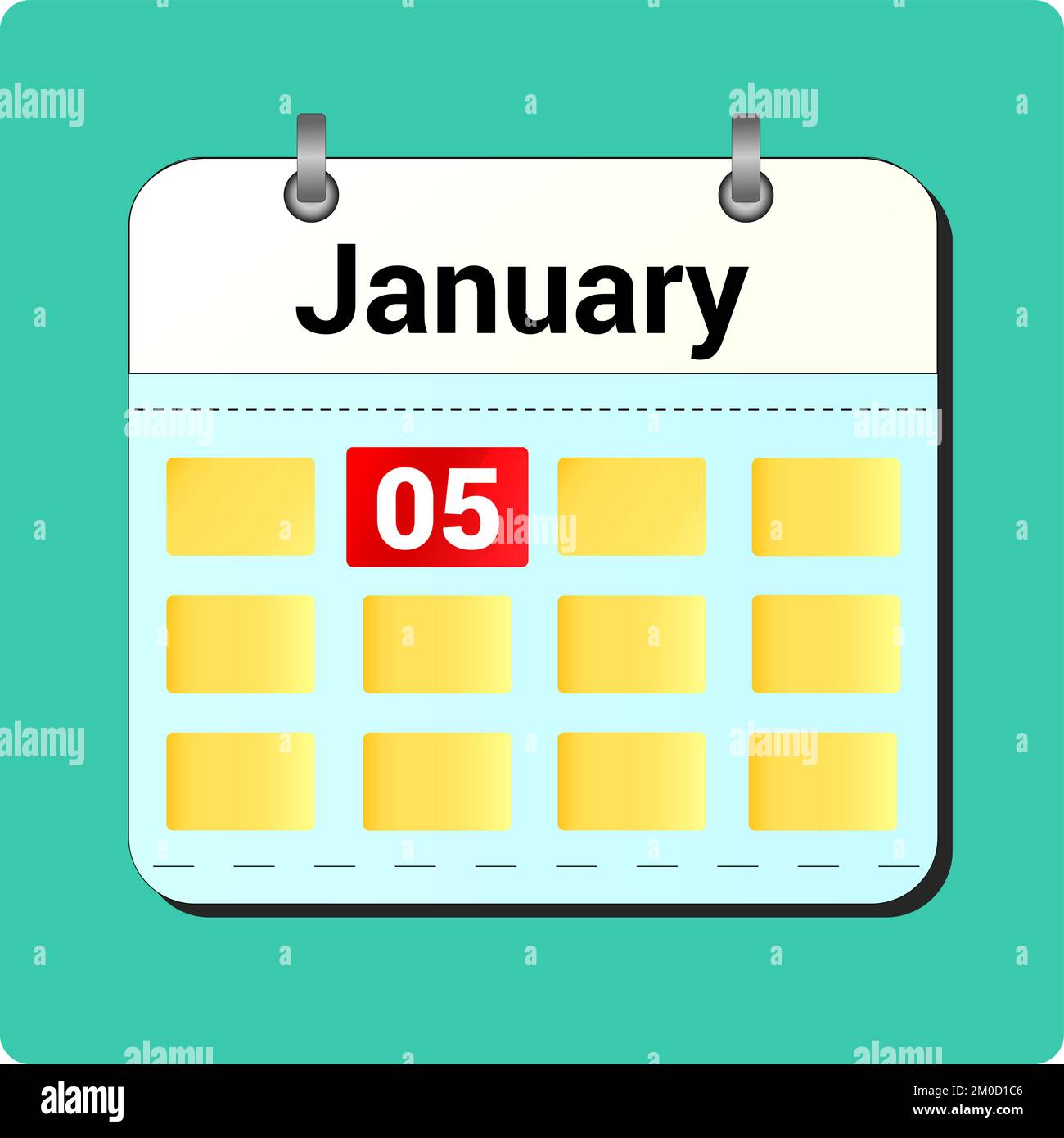 On january 5 Stock Vector Images - Alamy