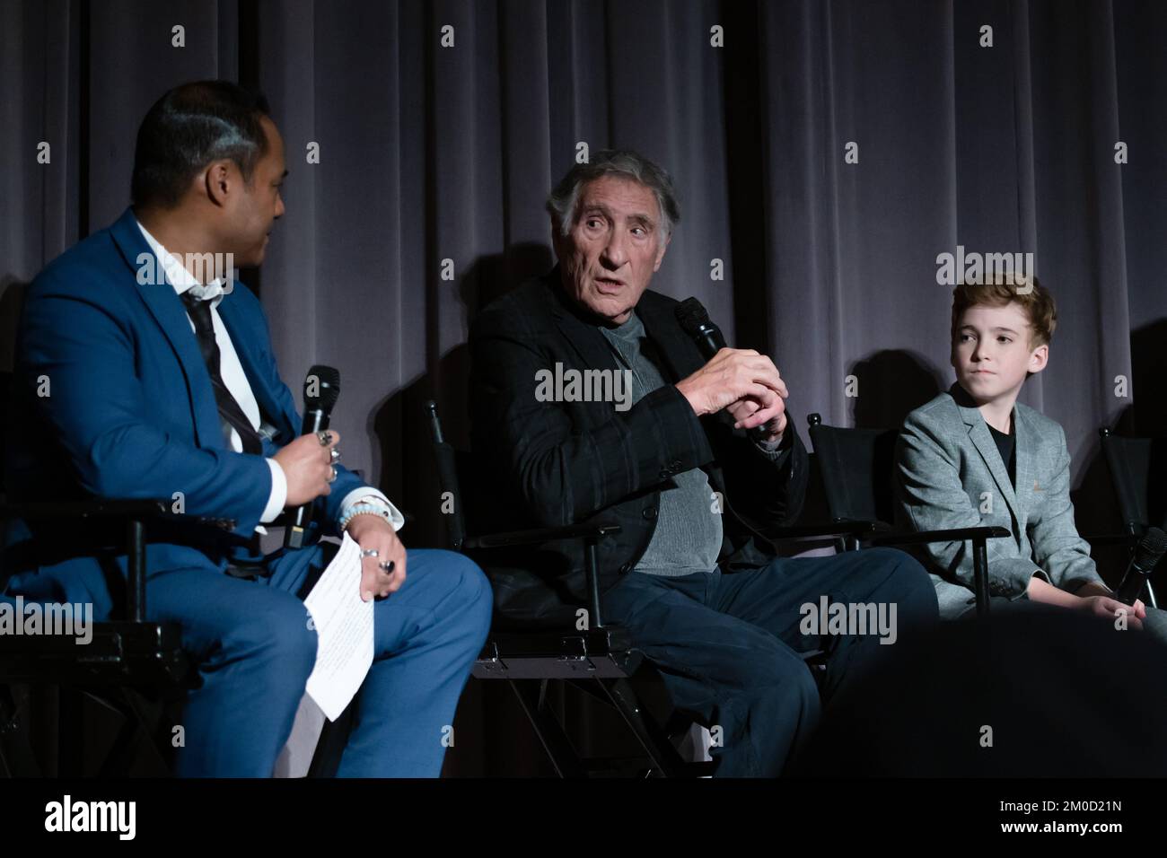 December 3, 2022: Judd Hirsch and Carson Minniear participates in a Q&A ...