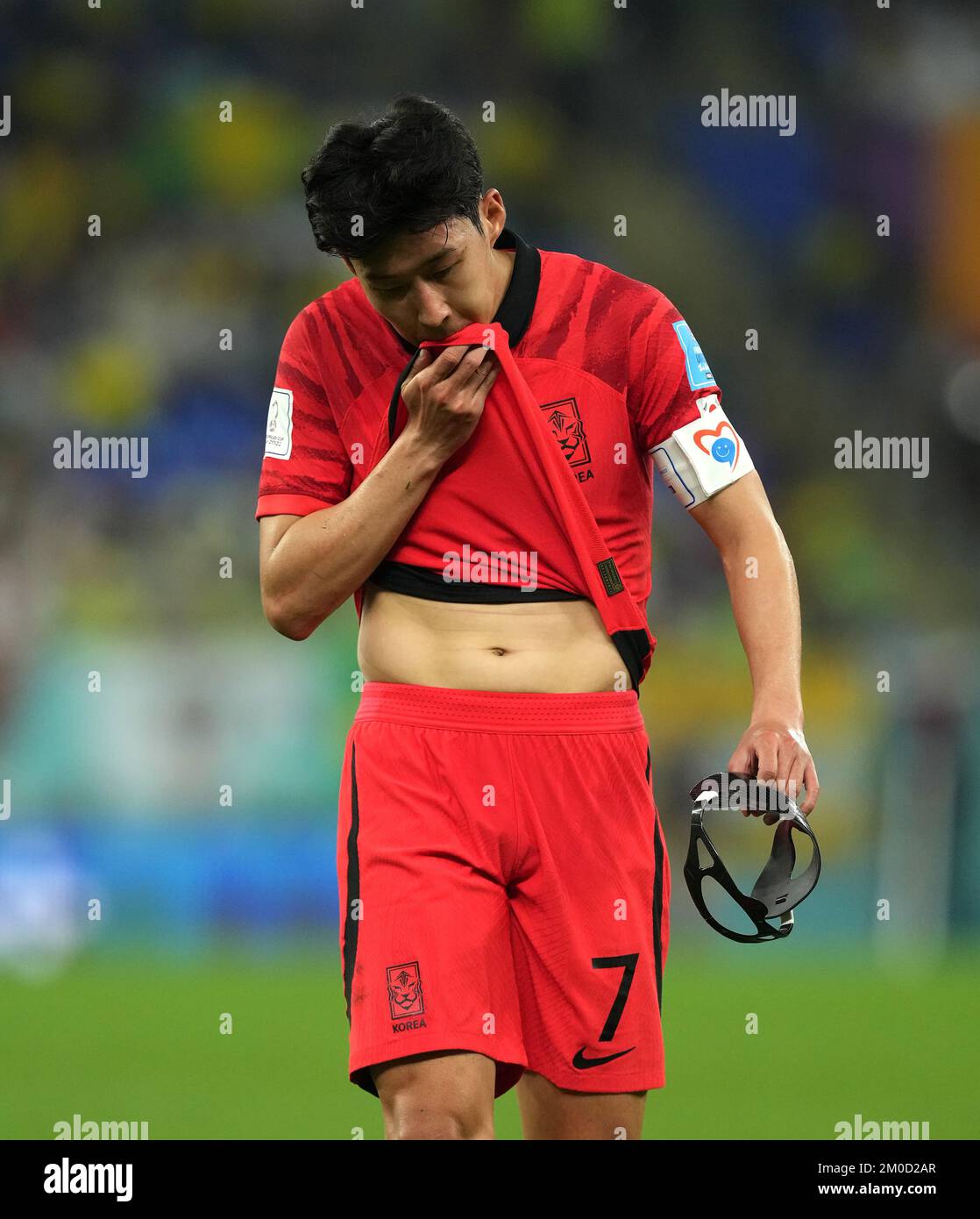 South Korea's Son Heung-min during the FIFA World Cup Round of Sixteen ...