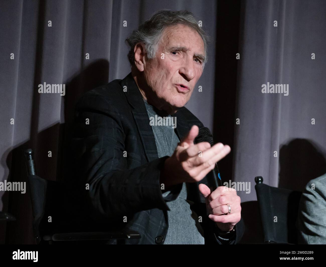 December 3, 2022: Judd Hirsch participates in a Q&A after a Private Red ...