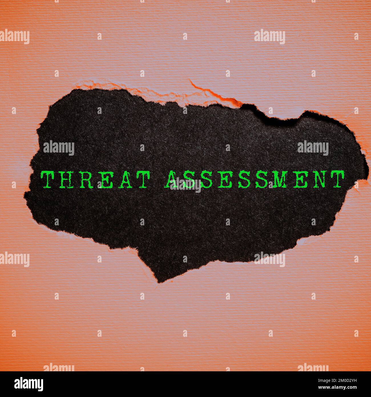 Text caption presenting Threat Assessment. Conceptual photo determining ... Text caption presenting Threat Assessment. Conceptual photo determining ...