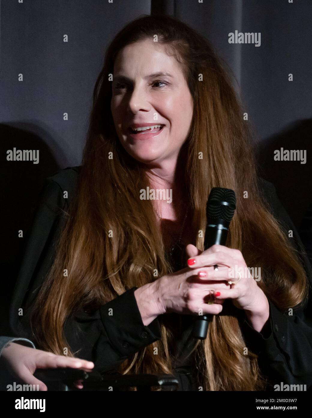 December 3, 2022: Amy Williams participates in a Q&A after a Private ...