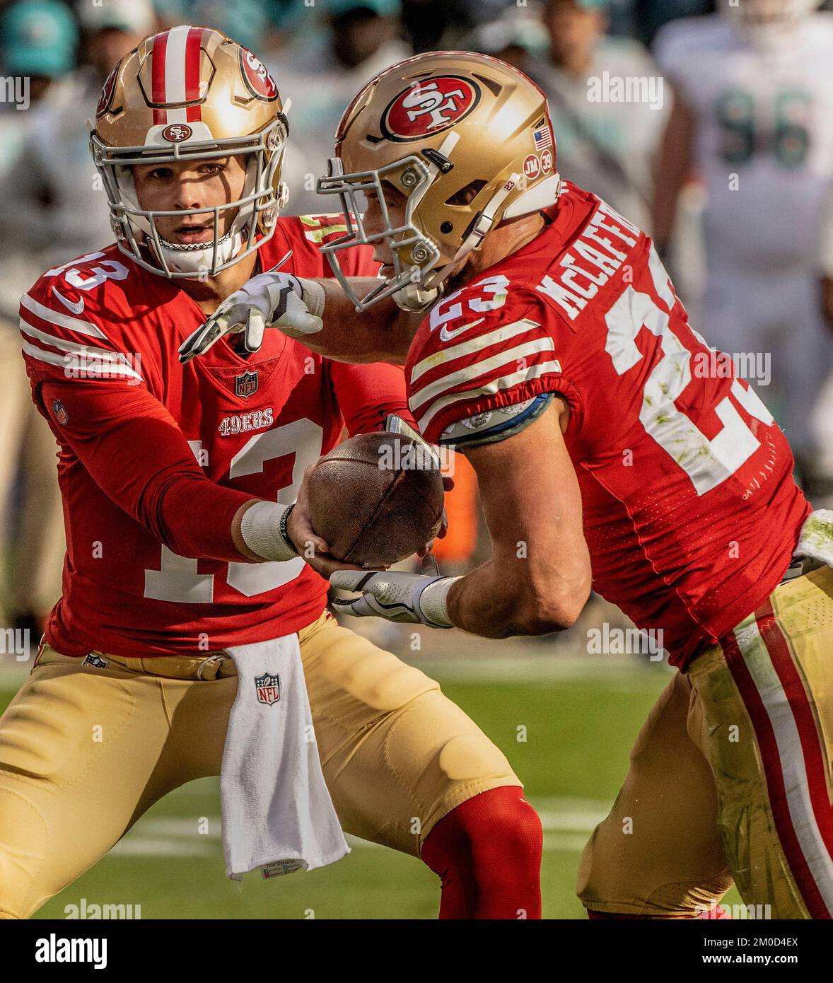 Christian mccaffrey 49ers hi-res stock photography and images - Alamy