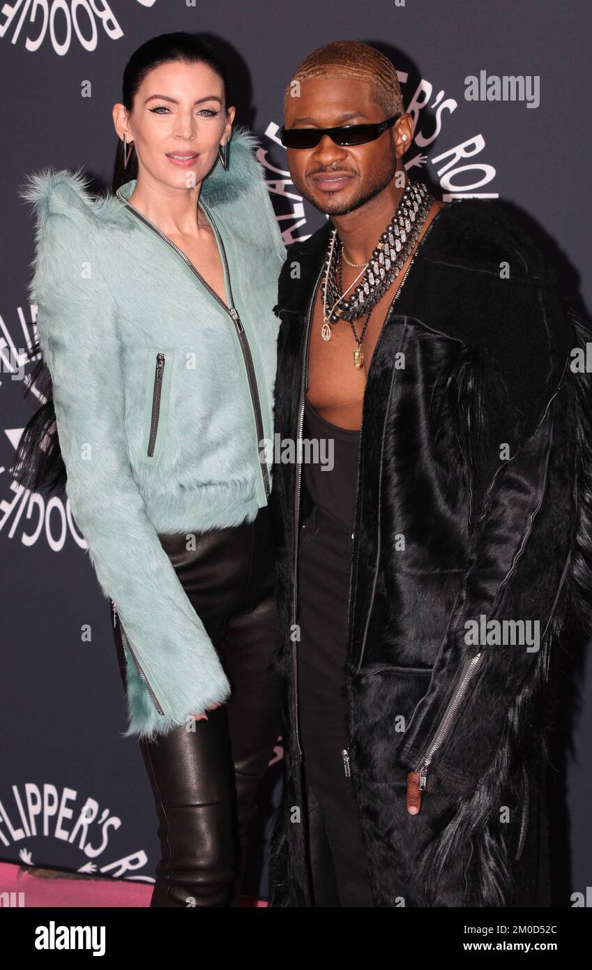 London, UK. Liberty Ross and Usher at the Opening of Flipper’s Roller ...