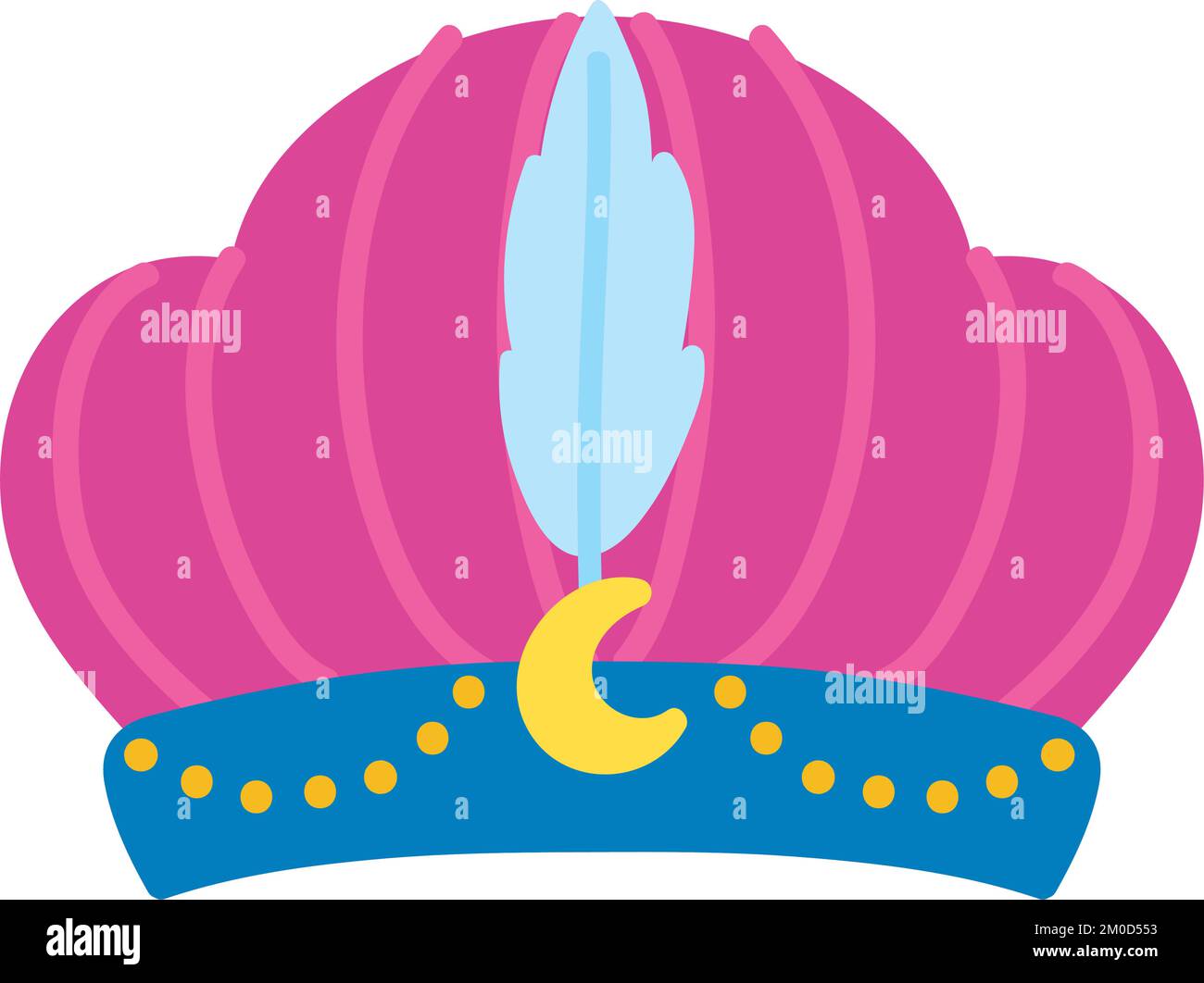 turban with feather Stock Vector Image & Art - Alamy