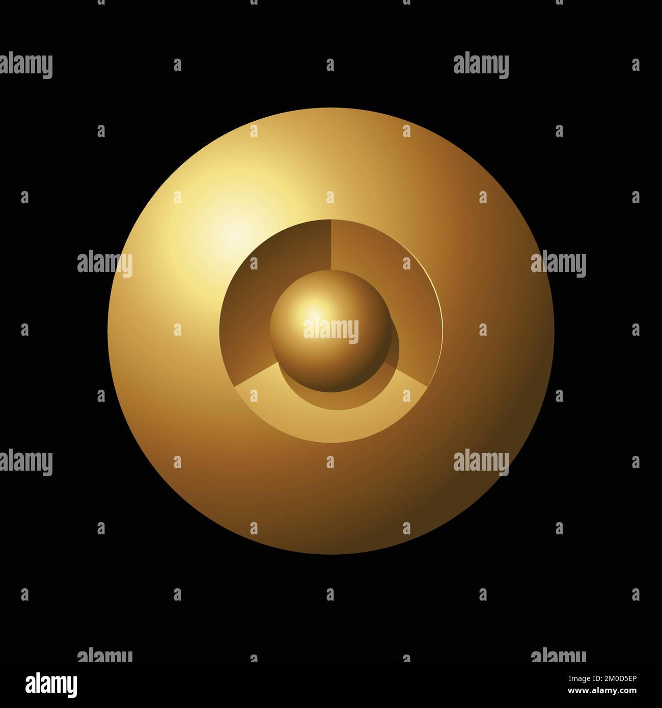 Gold spheres Stock Vector Images - Alamy