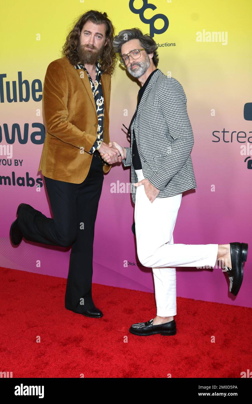 LOS ANGELES - DEC 4: Rhett McLaughlin, Link Neal at the 2022 Streamy ...