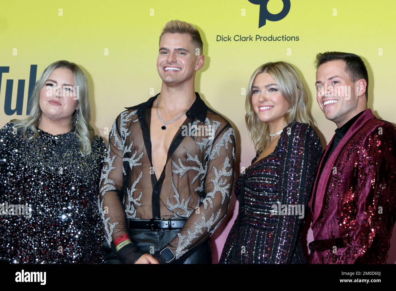 LOS ANGELES - DEC 4: Allison Florea, Caleb Marshall, Haley Jordan ...