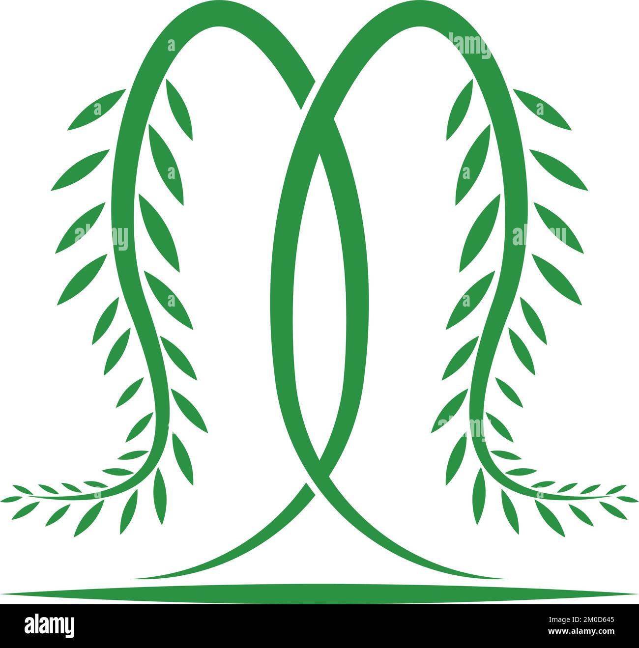 Willow icon logo design illustration Stock Vector Image & Art - Alamy