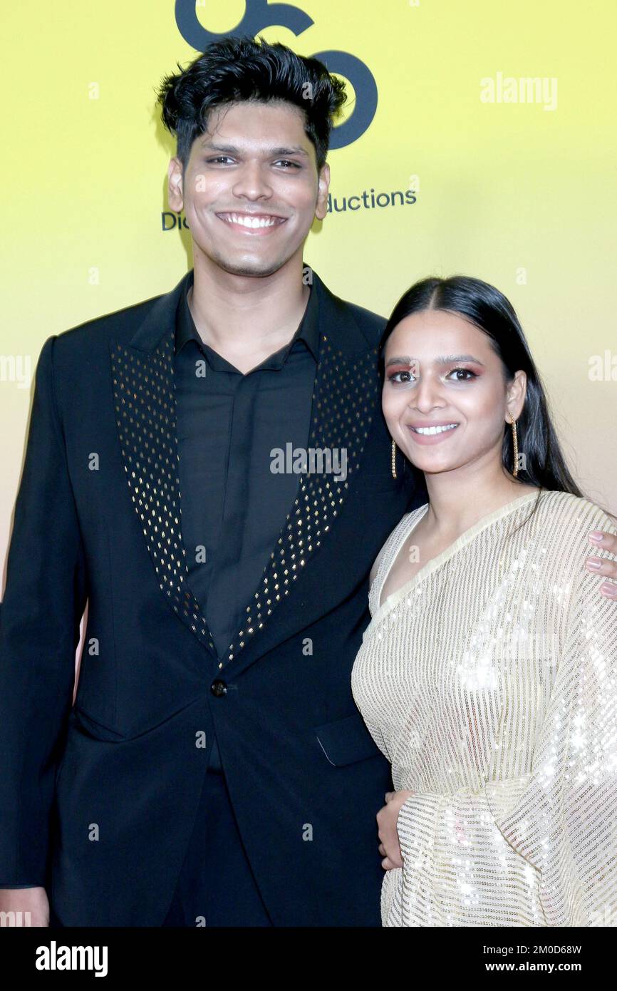 LOS ANGELES - DEC 4: Mithilesh Patankar, Umila Lawekar, Mythpat at the ...