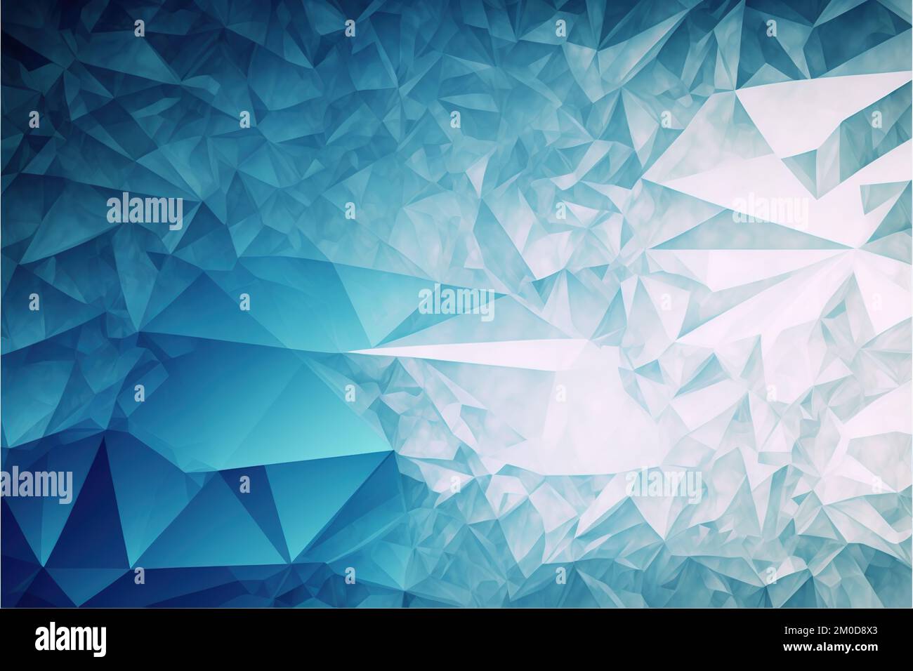 A blue geometrical triangular design, a template for wallpapers and ...
