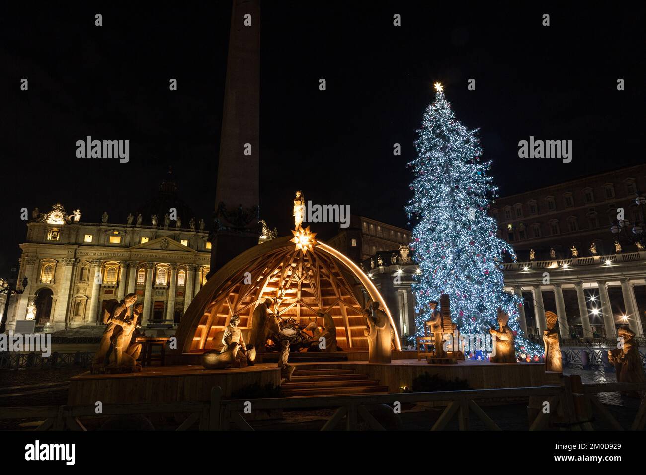 Rome, Italy. 5 Dec 2022. The Christmas tree from the Abruzzo region of ...