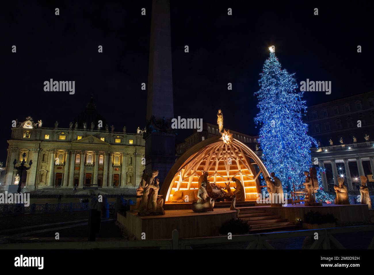 Rome, Italy. 5 Dec 2022. The Christmas tree from the Abruzzo region of ...