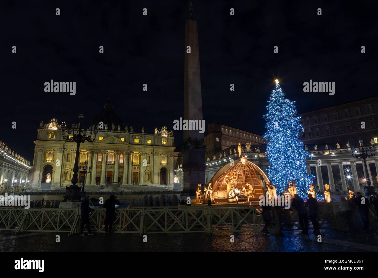 Rome, Italy. 5 Dec 2022. The Christmas tree from the Abruzzo region of ...