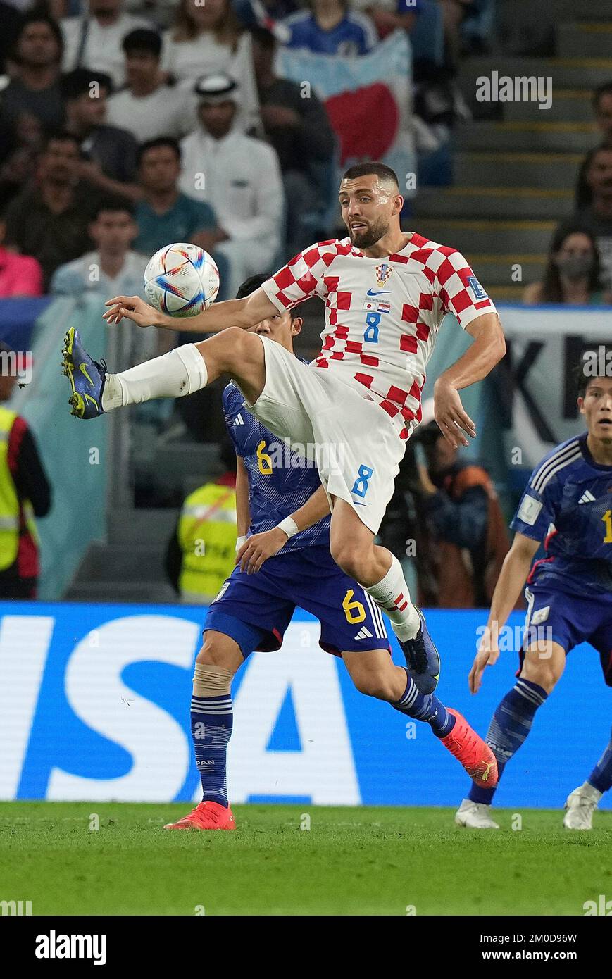 05.12.2022, Al Janoub Stadium, Doha, QAT, World Cup FIFA 2022, Round of 16, Japan vs Croatia, in ...