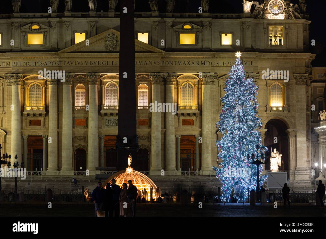 Rome, Italy. 5 Dec 2022. The Christmas tree from the Abruzzo region of ...