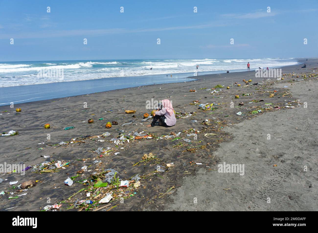 Yogyakarta, Indonesia - Circa 2022: Tourists enjoy the view of ...