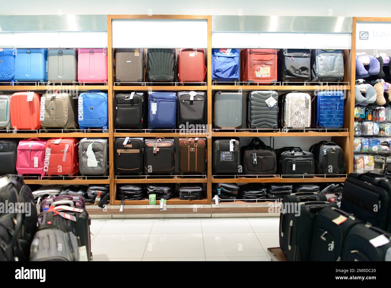 DUBAI, UAE - MARCH 31: duty free zone in airport on March 31, 2014 in ...