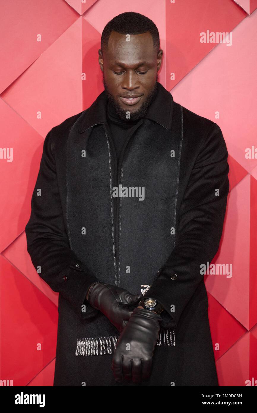 London, UK . 5 December, 2022 . Stormzy pictured at the Fashion Awards ...