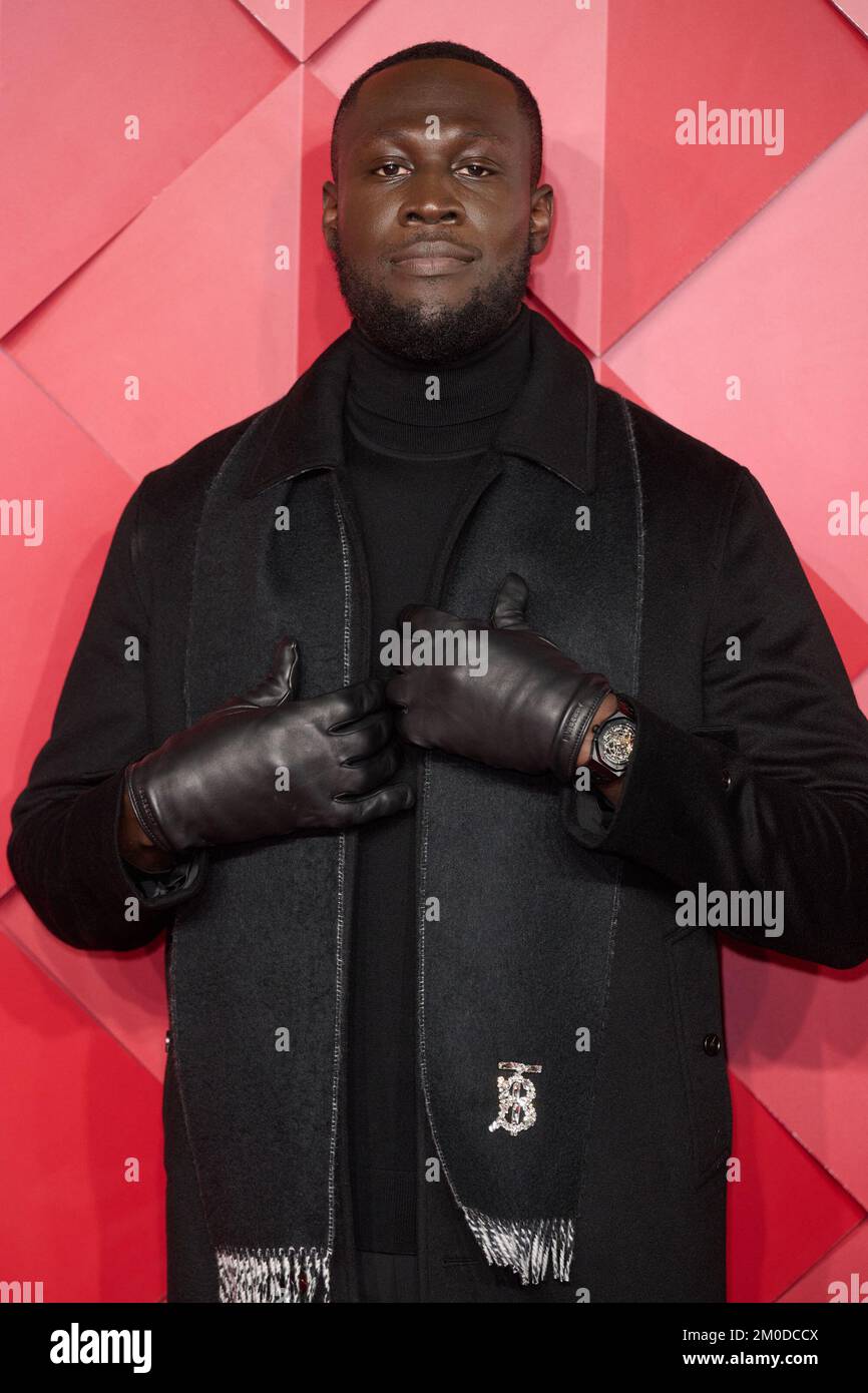 London, UK . 5 December, 2022 . Stormzy pictured at the Fashion Awards ...
