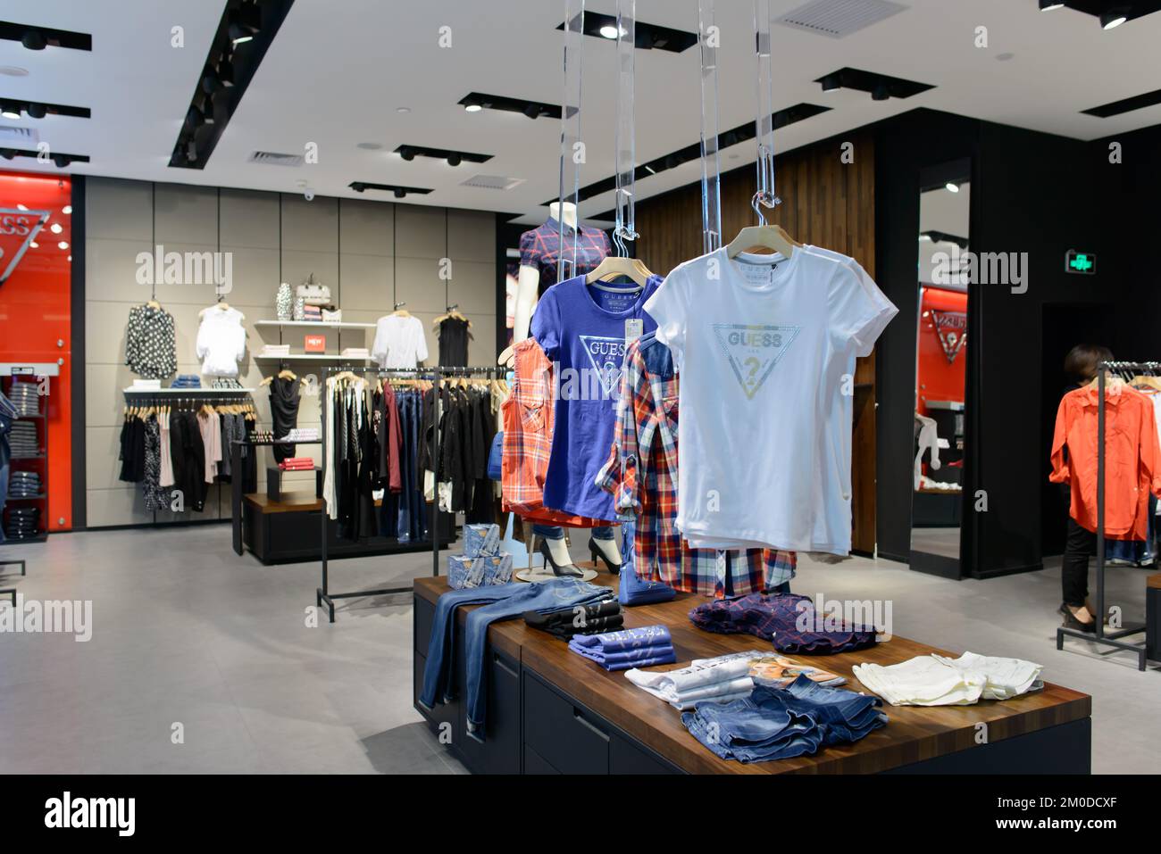 SHENZHEN, CHINA-APRIL 13: shopping store in ShenZhen on April 13, 2014 ...