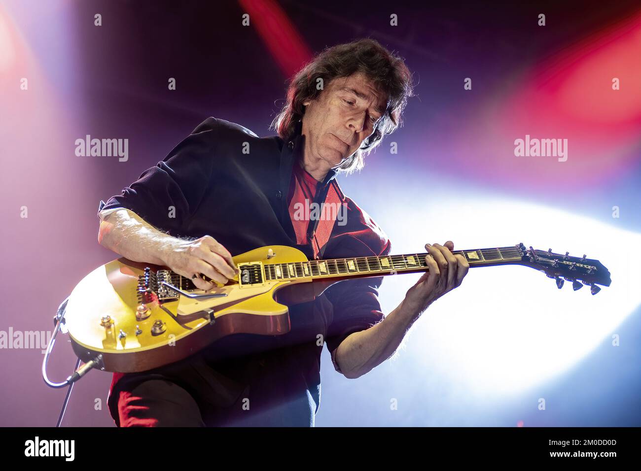 LONDON, ENGLAND: Former Genesis guitarist Steve Hackett performs at the ...