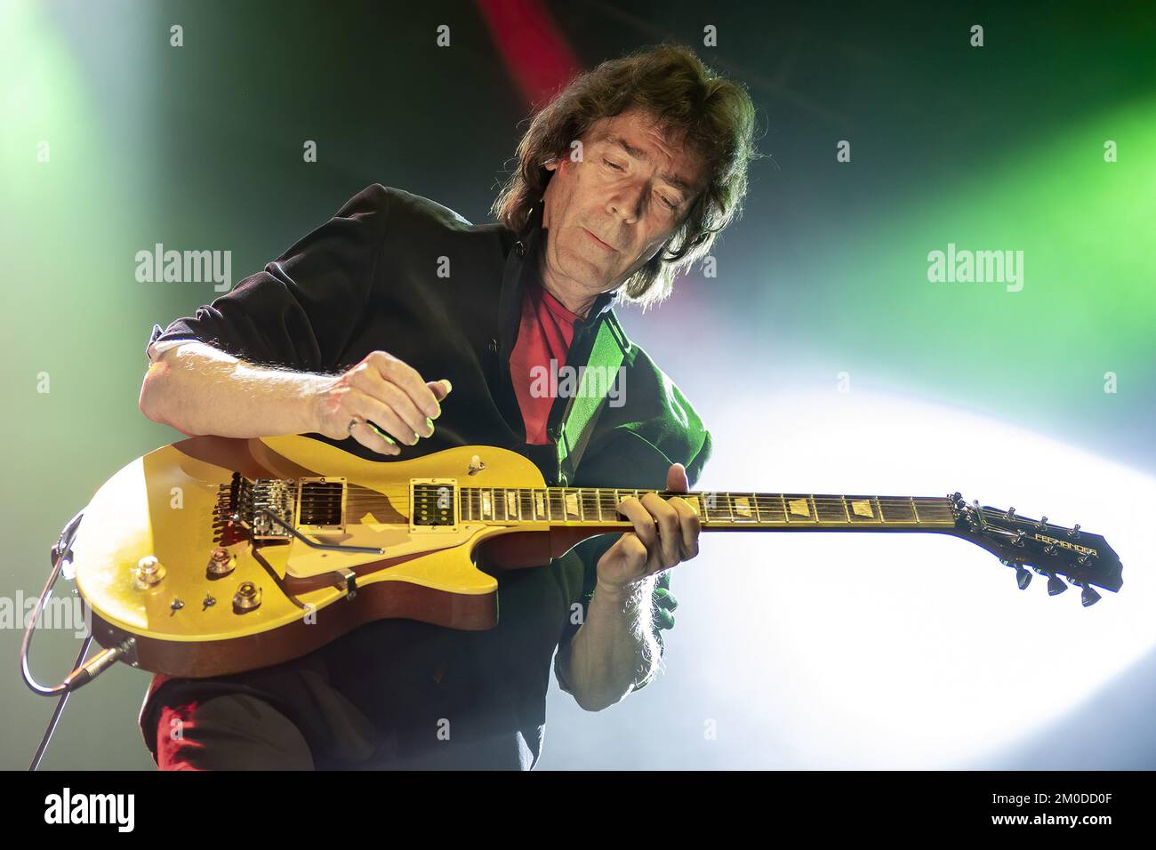 LONDON, ENGLAND: Former Genesis guitarist Steve Hackett performs at the ...