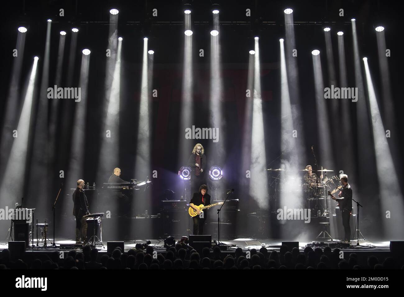 LONDON, ENGLAND: Former Genesis guitarist Steve Hackett performs at the ...