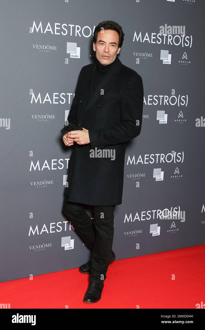 Anthony Delon attends the 'Maestro s' Paris film Premiere at cinema UGC ...