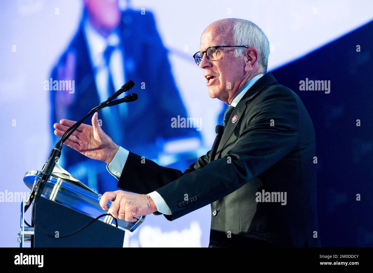 U.S. Representative (and Senator elect) Peter Welch (D-VT) speaking at ...