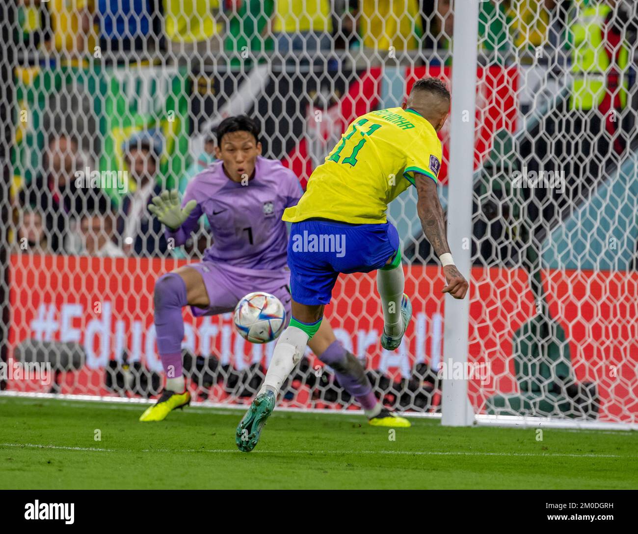 DOHA, CA - 05.12.2022: BRAZIL VS SOUTH KOREA - Brazil vs Korea del Sur ...
