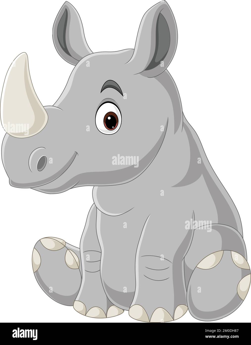 Rhinocéros cub Cut Out Stock Images & Pictures - Alamy