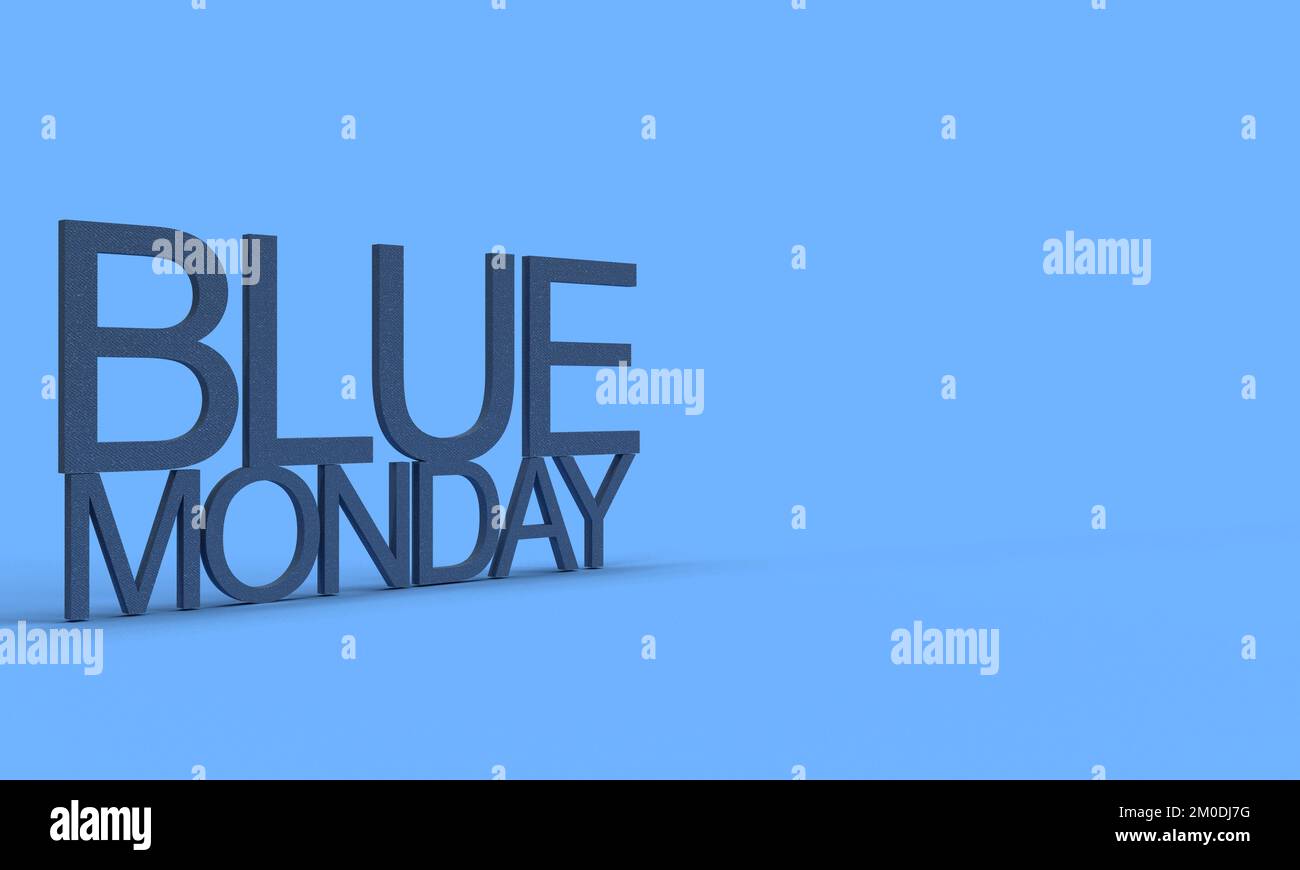 blue monday font text calligraphy background wallpaper copy space ...