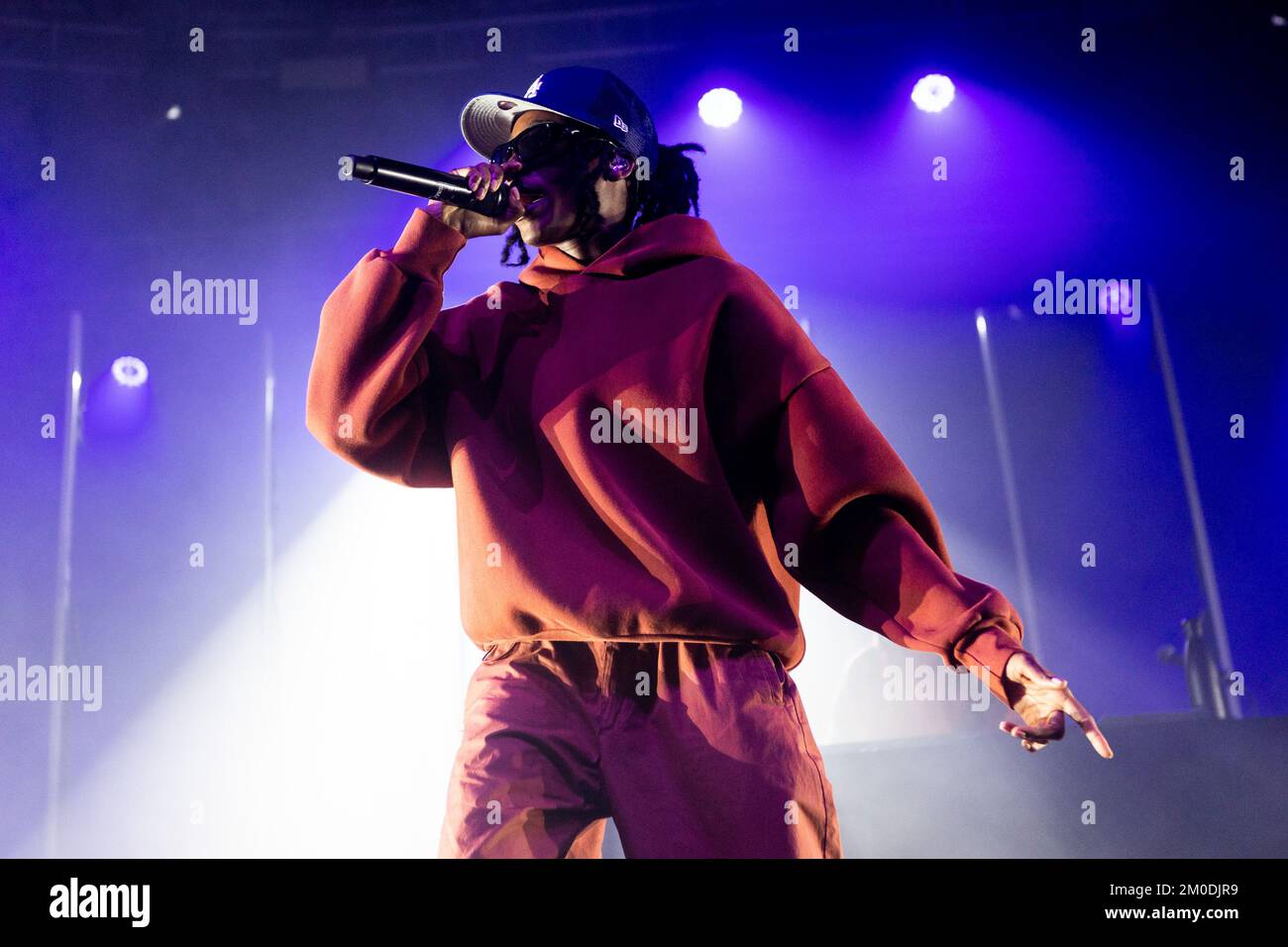 British rapper, singer and actress Little Simz performs live at ...
