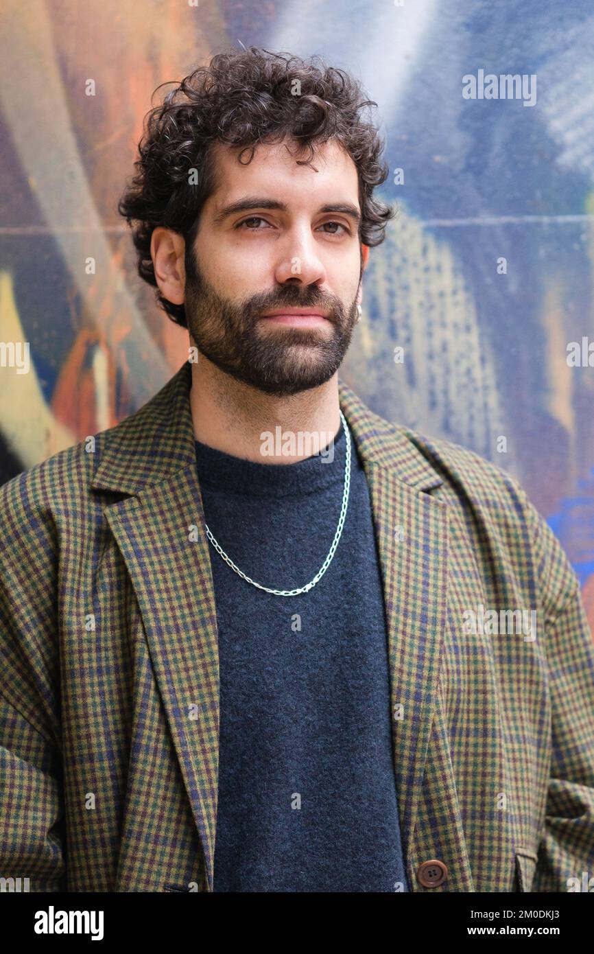 Madrid, Spain. 05th Dec, 2022. Actor, Tamar Novas poses during a ...