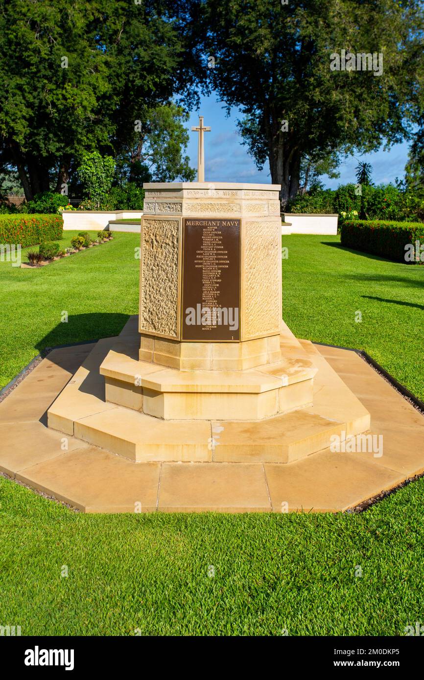 View of the Northern Territory Memorial to the Missing, constructed in ...
