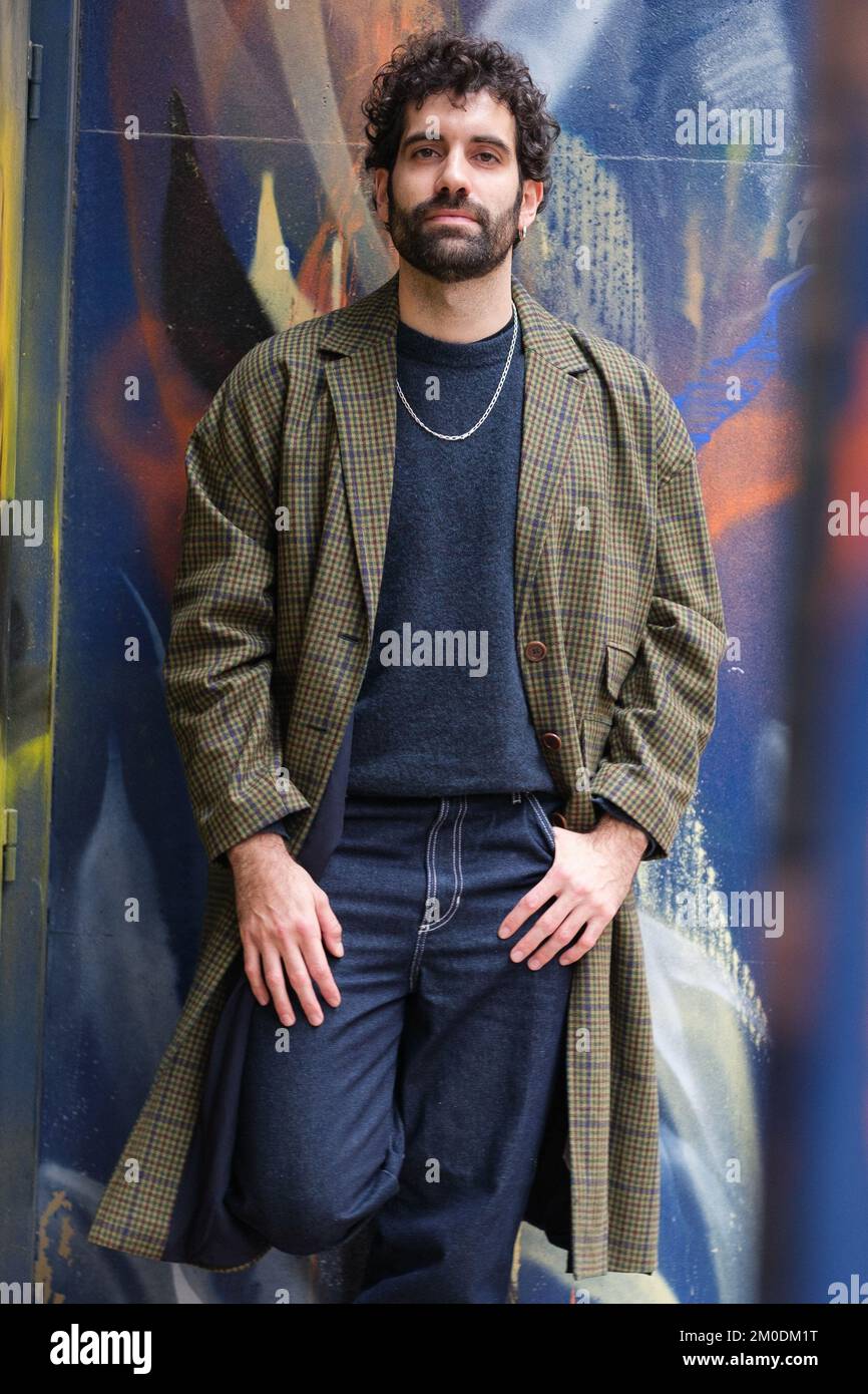 Actor, Tamar Novas poses during a portrait session in Madrid. (Photo by ...