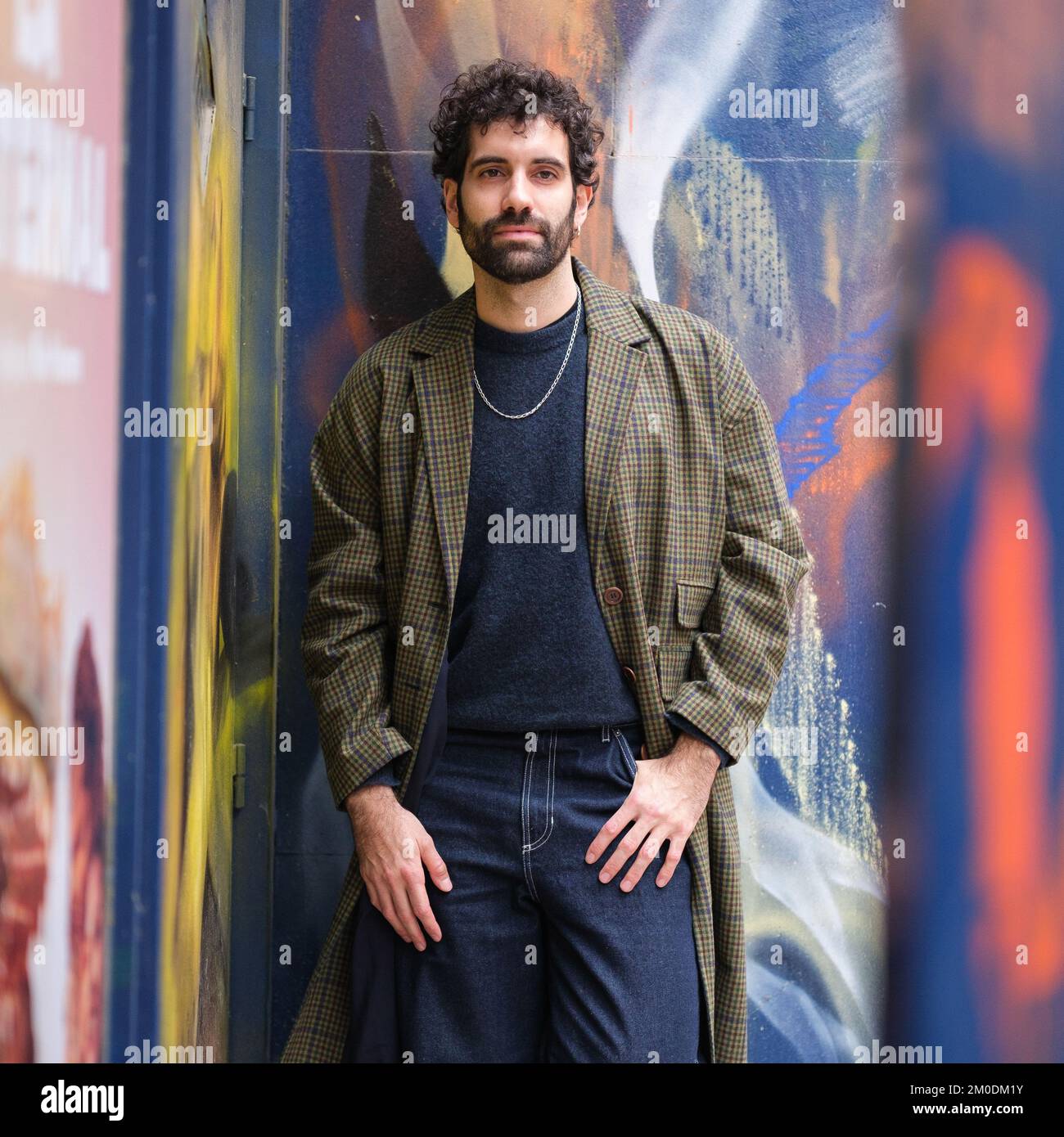 Actor, Tamar Novas poses during a portrait session in Madrid. (Photo by ...